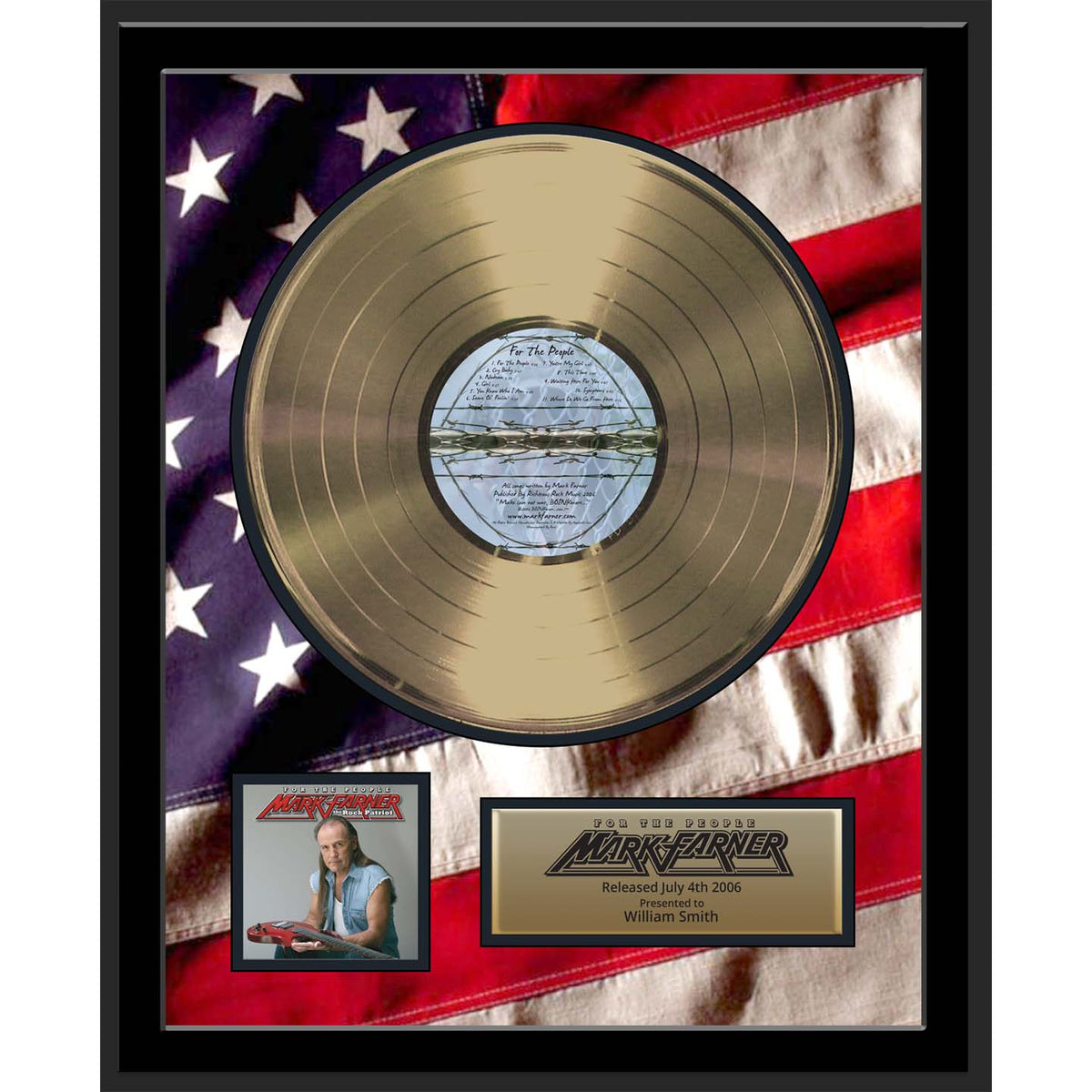 For The People Framed Gold Record – Missingink Shop